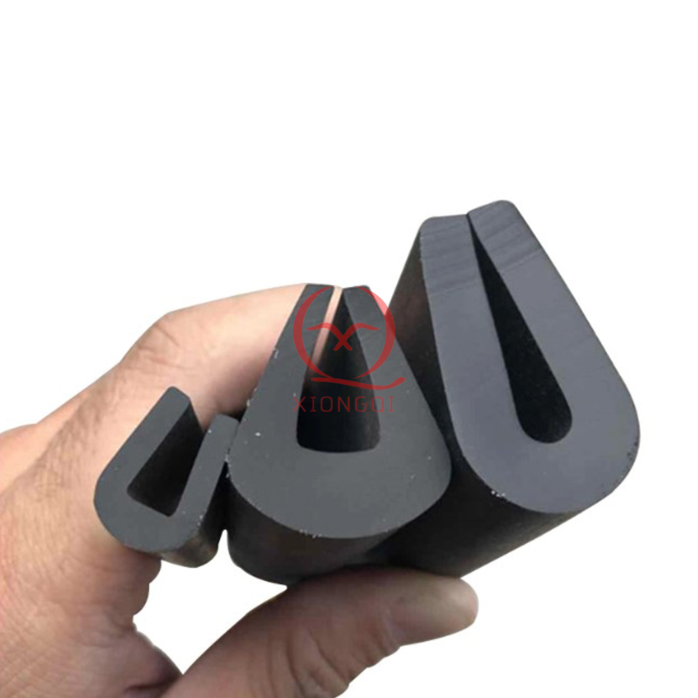 China Factory Custom U Shaped Dense Hard EPDM Rubber Chamfer Edge ...